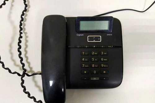 Телефон проводной Siemens Gigaset DA610 (черный)