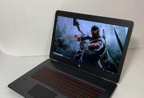 Игровой ноутбук HP omen 17.3 75hz / GTX 1070