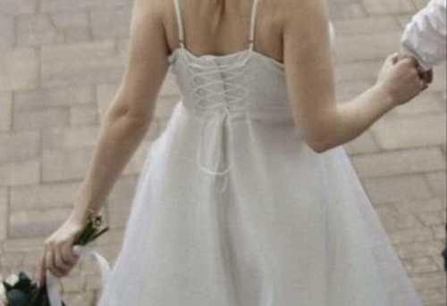 Свадебное платье,подойдет для беременных