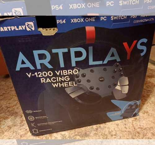 Игровой руль artplays v 1200 vibro