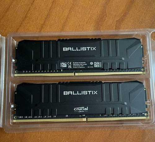 Оперативная память 16 gb Crucial Ballistix Black