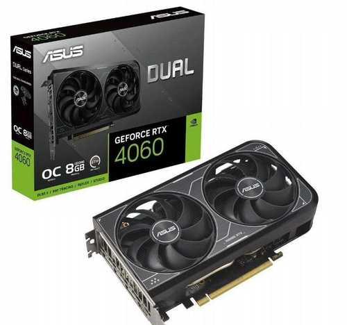 Видеокарты asus RTX 4060 dual-RTX4060-O8G-V2 8гб D