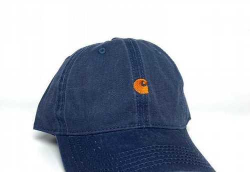 Кепка Carhartt WIP Blue эффект потёртости