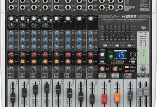 Микшерный пульт в аренду behringer 1222fx