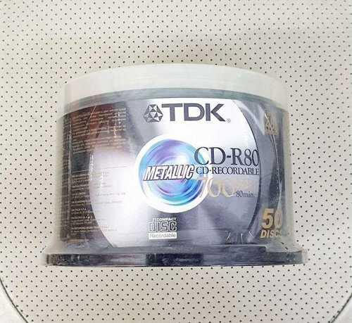 Компакт диски TDK CD-R 80 новые