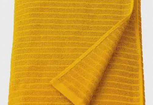 Полотенце банное IKEA Vgsjön 100x150 см, желтый