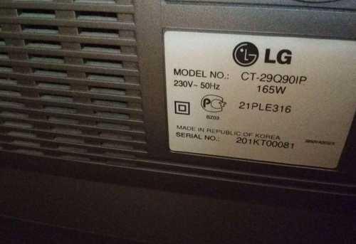 Телевизор LG model: CT-29Q