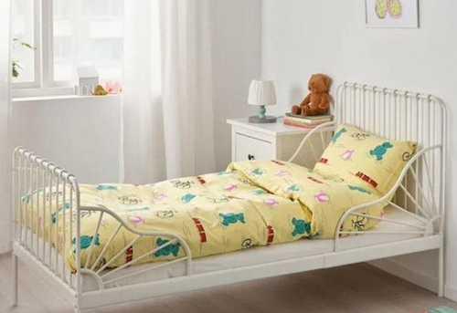 Детская кровать IKEA миннен