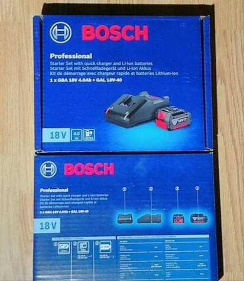 Bosch Starter Set 4Ah & зарядное