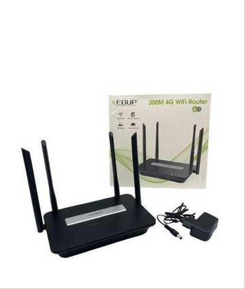 Роутер edup EP-N9522 Wi-Fi 4G LTE c поддержкой sim
