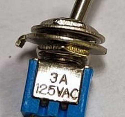 MTS-101 A-2, Микротумблер ON-OFF spst 2P 250B/3A