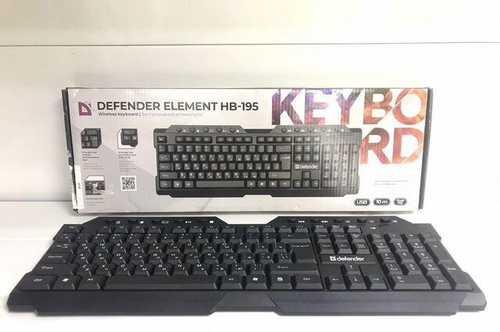 Клавиатура беспроводная Defender Element HB-195