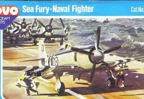 Сборная модель самолета Hawker Sea Fury F.11
