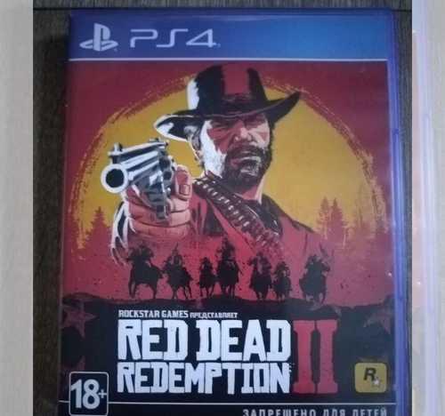 Диски на ps4 red dead redemption 2