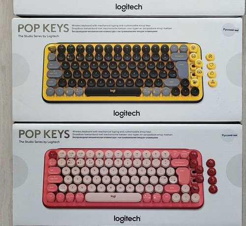 Механическая(новая) беспроводная Logitech POP Keys