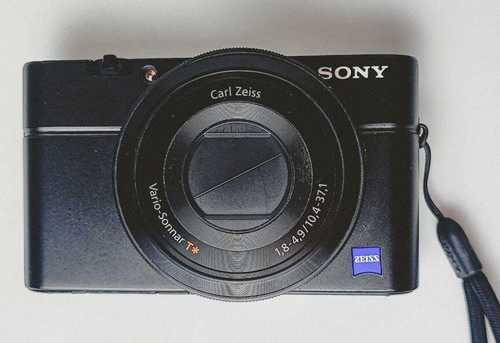 Компактный фотоаппарат sony cyber shot DSC RX100