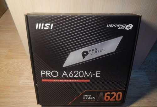 MSI PRO A620M-E, SocketAM5, AMD A620, mATX