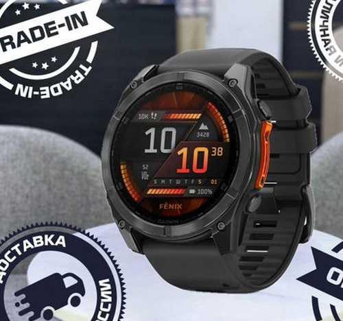 Garmin Fenix 8 51mm Amoled Slate Gray with Black