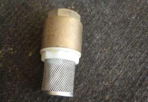 Обратный клапан с сеткой для скважины/колодца