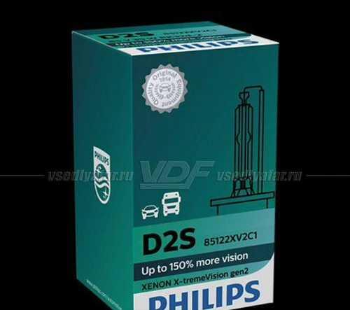 Ксеноновая лампа philips D2S X-tremeVision gen 2 4