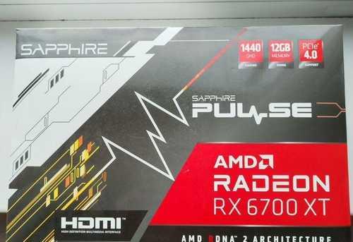 Видеокарта AMD Radeon sapphire RX 6700 XT 12Gb