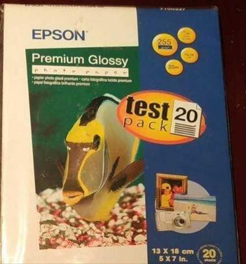 Фотобумага Epson Premium Glossy 13x18 20 листов