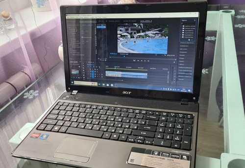 Игровой 4х ядерный ноутбук Acer aspire 5551G