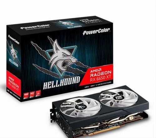 Видеокарта PowerColor rx6650xt 8GB Hellhound (axrx