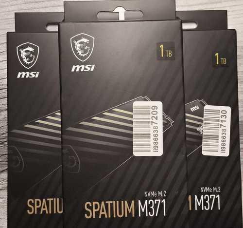 Внутренний диск SSD M.2 MSI Spatium M371 1Tb