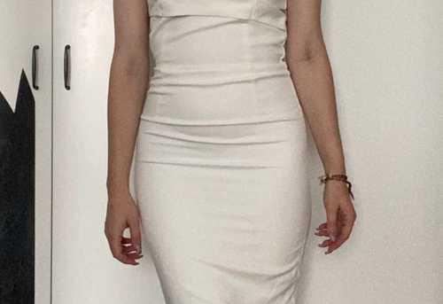 Платье вечернее белое lavish alice