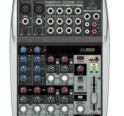 Микшерный пульт Behringer xenyx 1002 usb