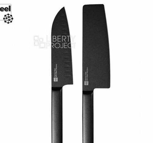 Набор ножей Xiaomi HuoHou Black Heat Knife Set