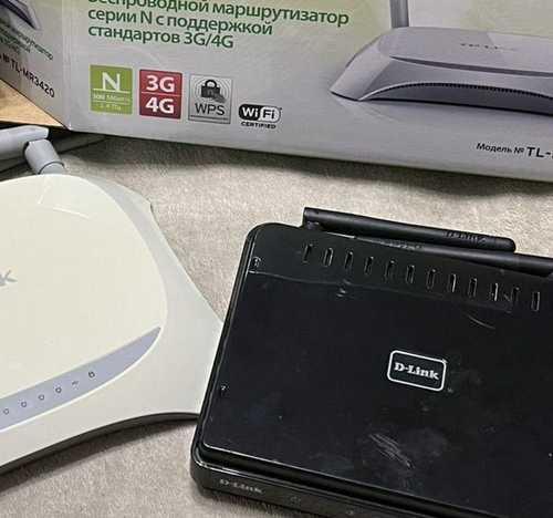 Wifi роутер tp-link tl-mr3420 / D link DIR 651