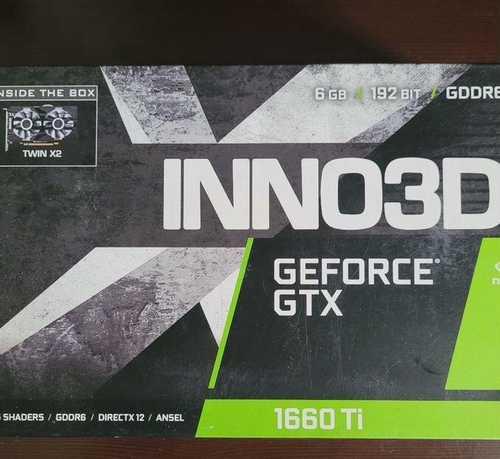 Видеокарта inno3D GeForce GTX 1660 Ti