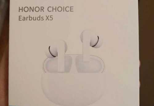 Беспроводные наушники новые honor Earbuds X5