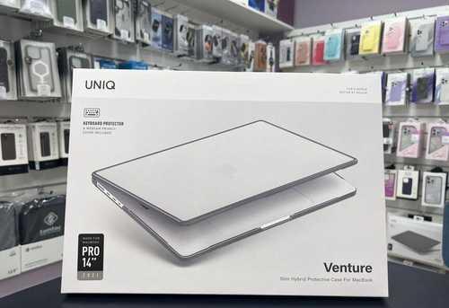 Чехол Uniq venture hybrid MacBook PRO 14 Grey