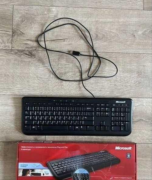Клавиатура Microsoft Wired Keyboard 600 Black USB