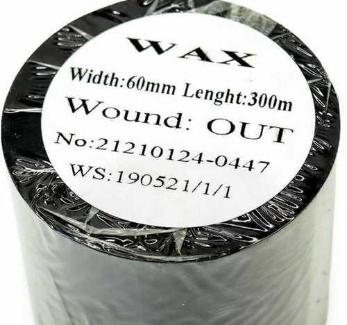 Лента термотрансферная Wax/resin 60мм/300м,Proton