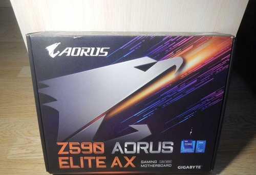Gigabyte Z590 Aorus Elite AX, LGA 1200, Intel Z590