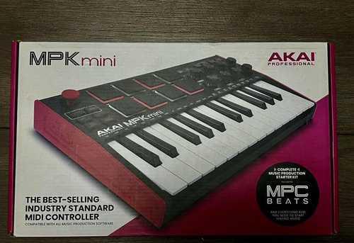 Midi клавиатура akai MPK Mini MK3 в коробке