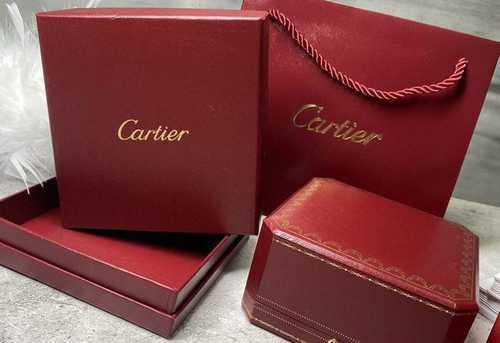 Фирменная коробка и пакет Cartier