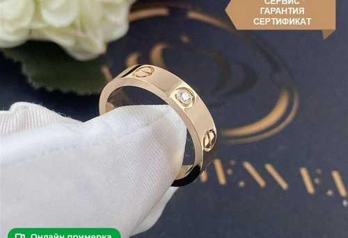 Обручальное кольцо Cartier Love, розовое золото