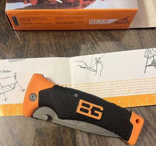 Нож складной gerber BG Bear Grylls