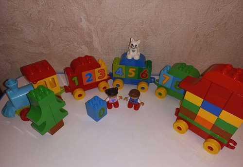 Lego duplo паровозики,животные