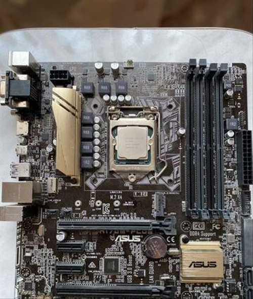 Asus H170M plus + Intel Core i5 7600 3.50GHz