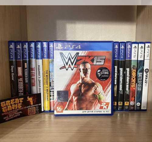 Игры PS4: WWE 2K15