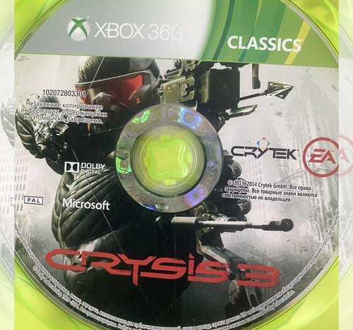 Игра Crysis 3 на Xbox 360