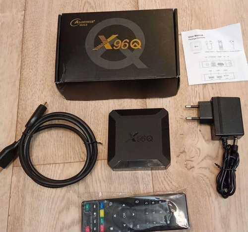 Андроид смарт тв приставка X96Q 1/8Гб TV BOX