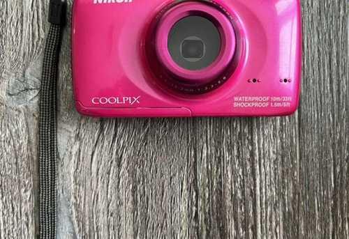 Фотоаппарат Nikon Coolpix S32 Pink