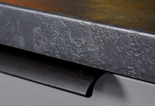 Ручка мебельная накладная Viefe Ona, 600мм, черный